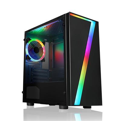 CiT Seven Micro ATX Tower Case - Black | KSN Online 0871 230 0540